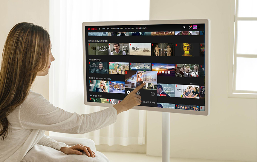 플레이뷰 PlayView 4in1 32인치 안드로이드 이동형 태블릿 피벗 스마트터치TV | 홈플러스 택배배송